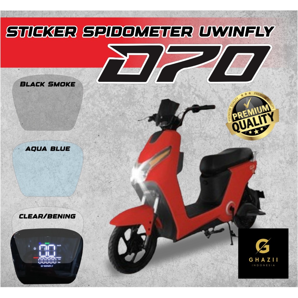 Jual Sticker Anti Gores Spidometer Sepeda Listrik Uwinfly D70 Aksesoris ...