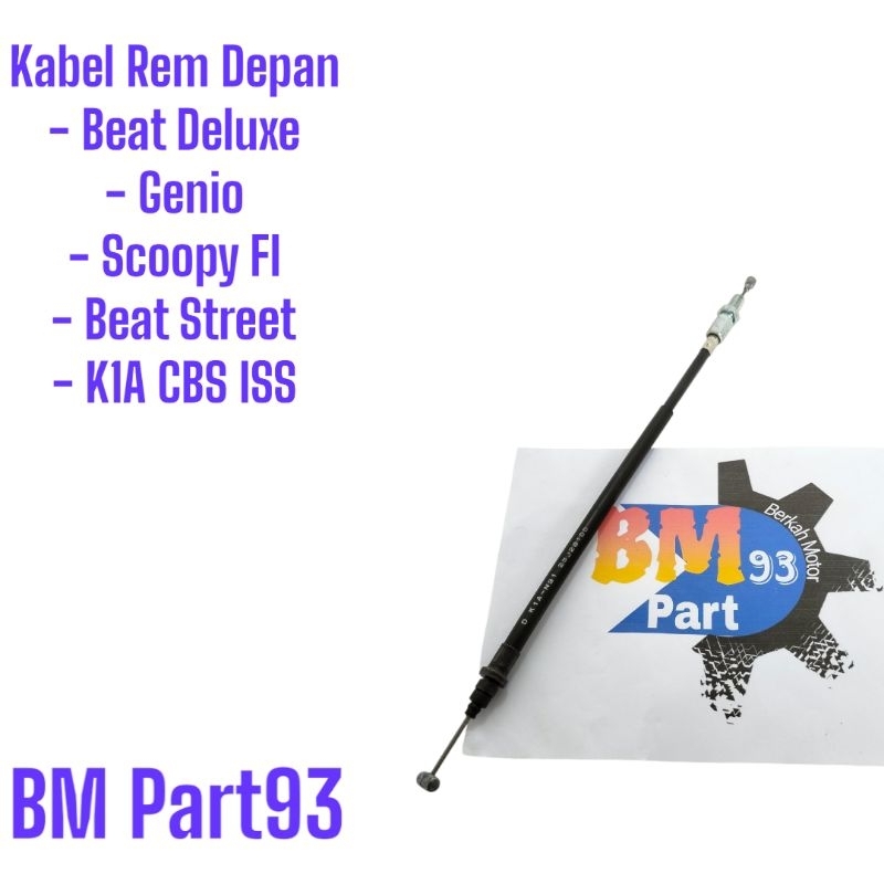 Jual Kabel Rem Depan Honda Beat Deluxe Genio Scoopy F1 New Beat Street ...