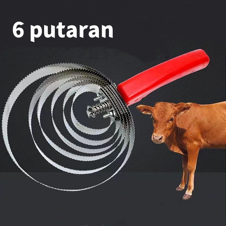 Jual 6 putaran Pembersih Bulu Sapi Kuda Domba Kambing / Sisir Sapi ...
