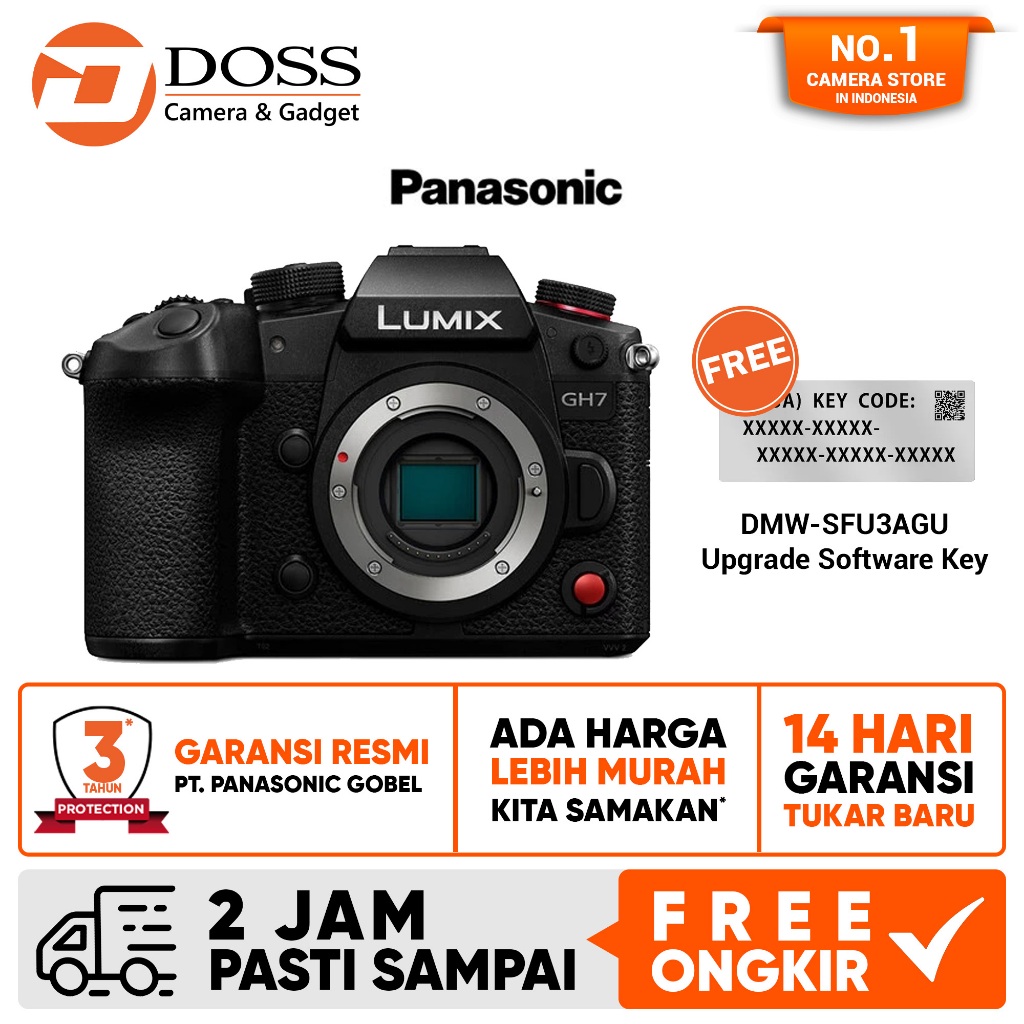 Jual Panasonic Lumix GH7 Body Only Panasonic GH 7 Mirrorless Camera | Shopee Indonesia
