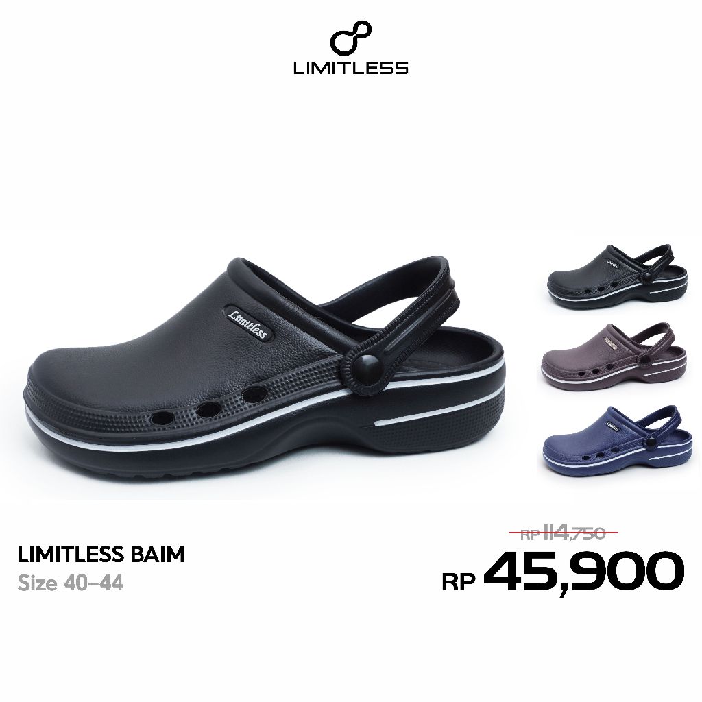Jual Limitless - Sandal Pria Baim Selop Bakpao Dewasa Sendal Kodok Pria ...
