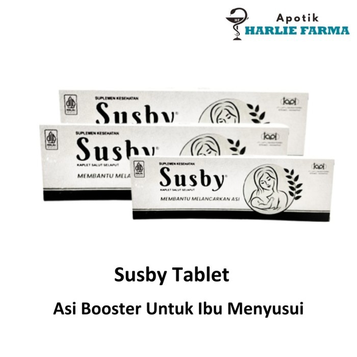 Jual Susby Tablet Asi Booster Untuk Ibu Menyusui 1 strip (10's ...
