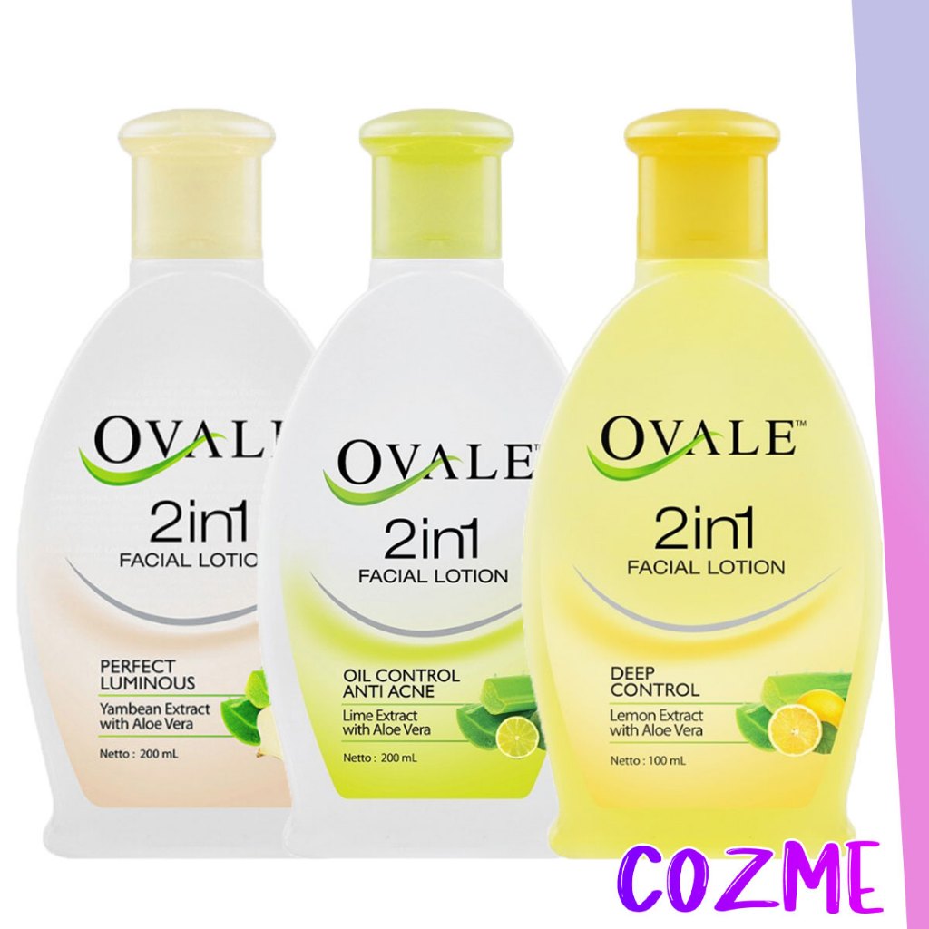 Jual OVALE 2 In 1 Facial Lotion | Shopee Indonesia