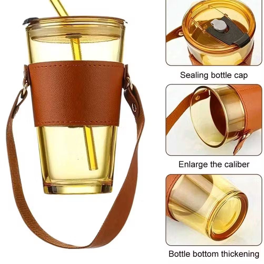 Jual Botol Gergous Aesthetic Botol Minum Kaca Gelas Mug Korea Bottle ...