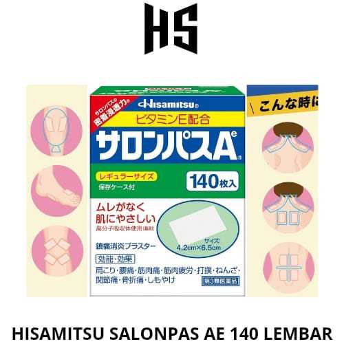 Jual Hisamitsu Salonpas A Pain Relieving Patch Koyo Jepang original ...