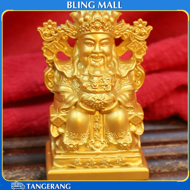 Jual Pajangan Dewa Rezeki Bahan Logam Patung Chai Sen Ye Caisen ...
