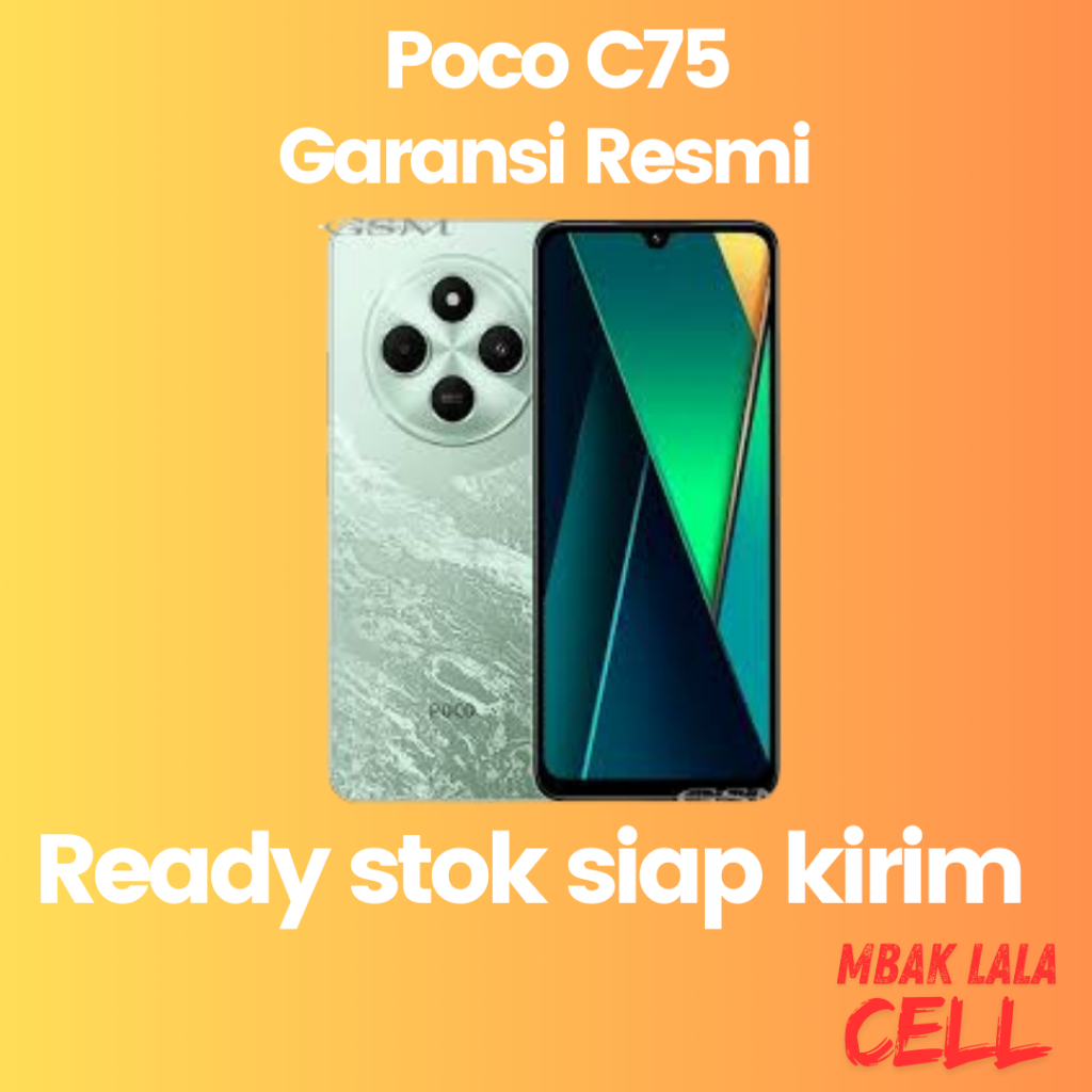 Jual Poco C75 6/128 Garansi Resmi | Shopee Indonesia