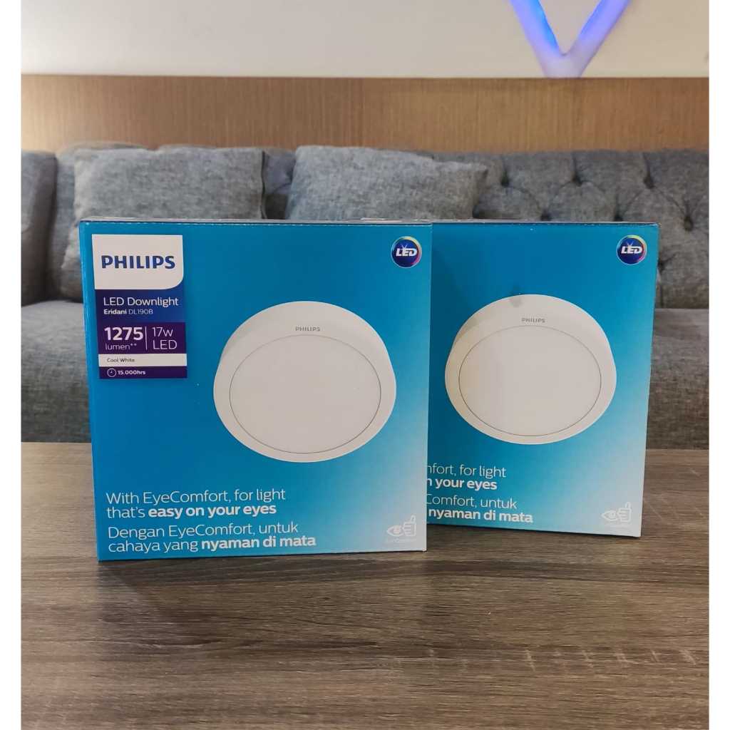 Jual PHILIPS Eridani DL190B Outbow Tempel 17W D150 6" - LED Downlight ...
