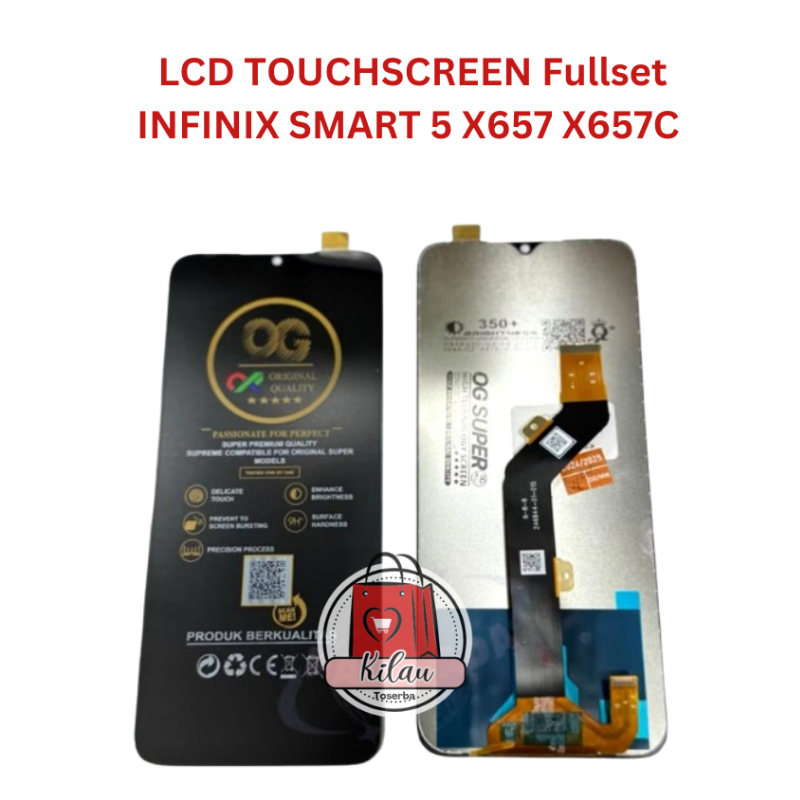 Jual LCD TOUCHSCREEN FULLSET INFINIX SMART 5 X657 X657C LCD TS BERKUALITAS ORIGINAL OG SUPER ...