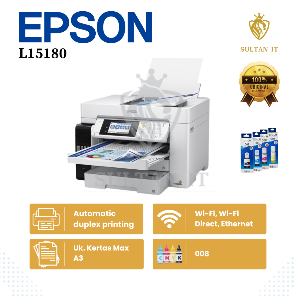 Jual Epson EcoTank L15150 / L15160 / L15180 A3 Wifi Duplex All-In-One ...