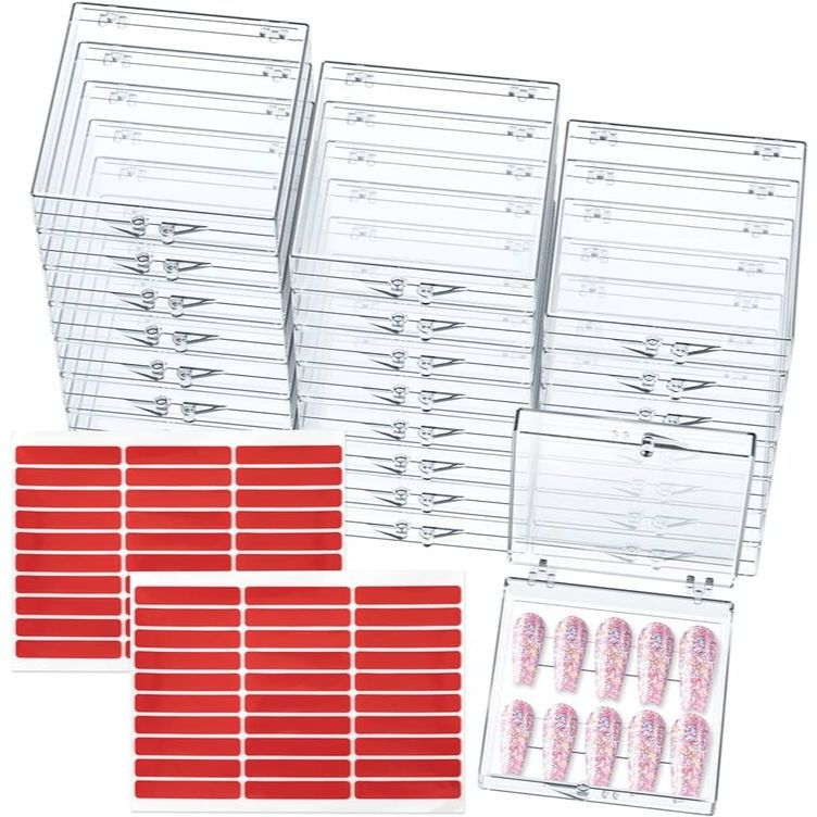 Jual Ha Eun Beauty Fake Nails Packaging Acrylic Box Premium / Kotak ...