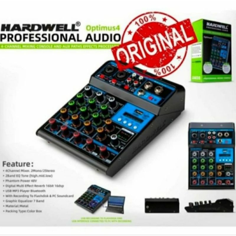 Jual mixer audio hardwell optimus 4 original Bluetooth soundcard | Shopee Indonesia