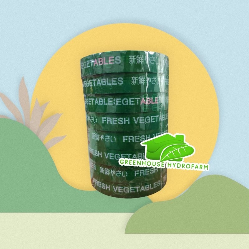Jual Isolasi Sayur Fresh Vegetables (Isolasi Fresh) 18 mm x 60 Yard isi ...