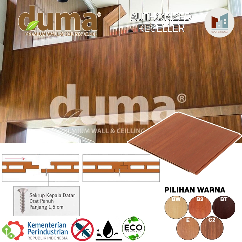 Jual WPC NeoModern DOUBLE WALL Wall Panel dinding indoor | DUMA ...