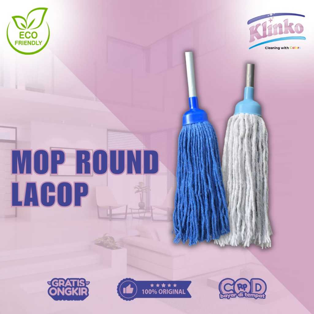 Jual Klinko - Mop Round Lacop Pel Lantai | Shopee Indonesia