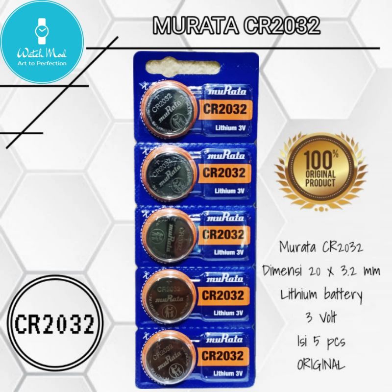 Jual Baterai remot / timbangan muRata CR2032 3V Original Strip | Shopee Indonesia