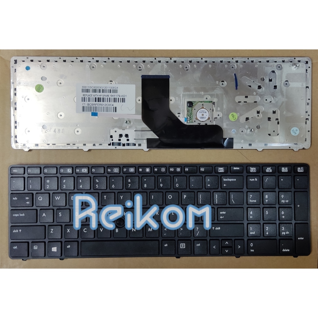 Jual Keyboard Laptop HP Probook 6560b 6565b 6570b hitam | Shopee Indonesia