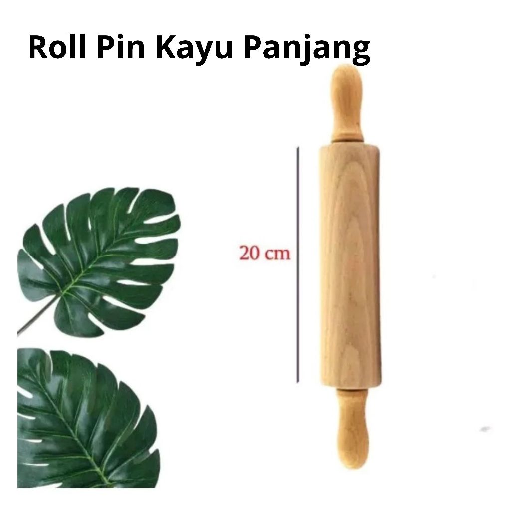 Jual Rolling pin kayu penggilas adonan kue | Shopee Indonesia
