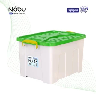 Jual Smart Storage Container Nobu Box 55 Liter - PUTIH | Shopee Indonesia