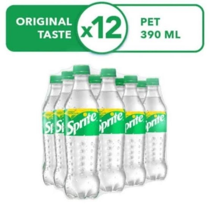Jual Sprite Original Botol 390 ml [ 1 krat isi 12 botol ] | Shopee ...