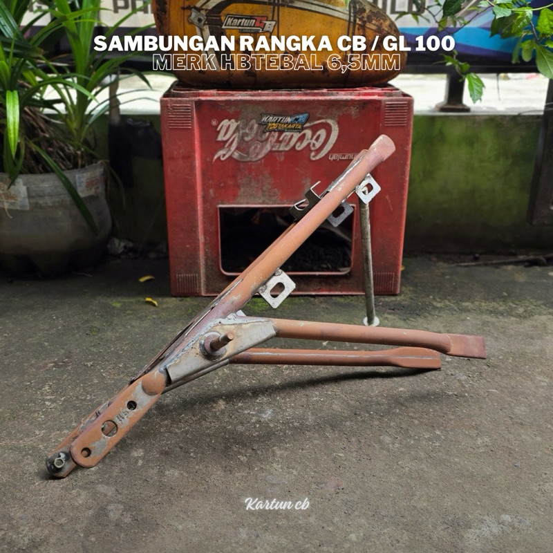 Jual Rangka CB merk HB nganjukan sambungan rangka CB/GL100 belakang ...