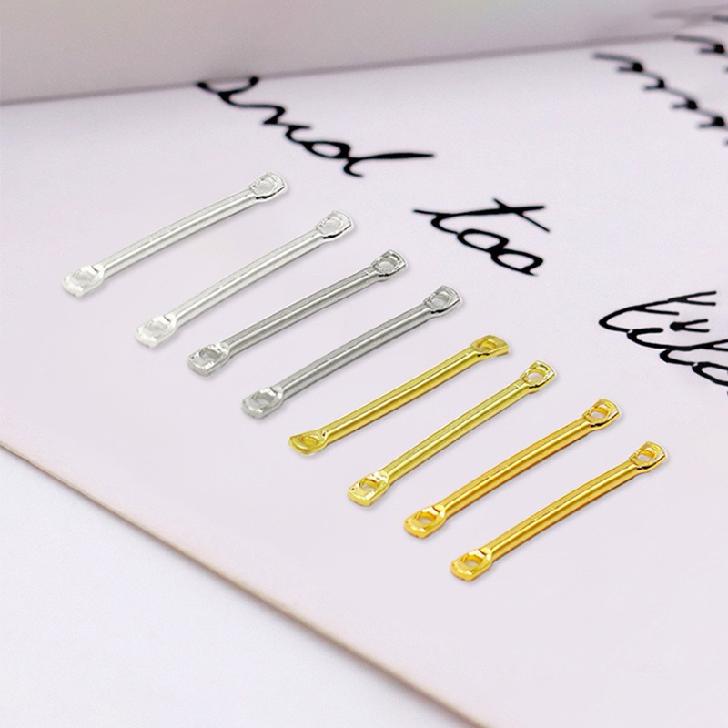 Jual Manik Mote Paku Dua Lubang Sambungan Manik Anting (10 pcs ...