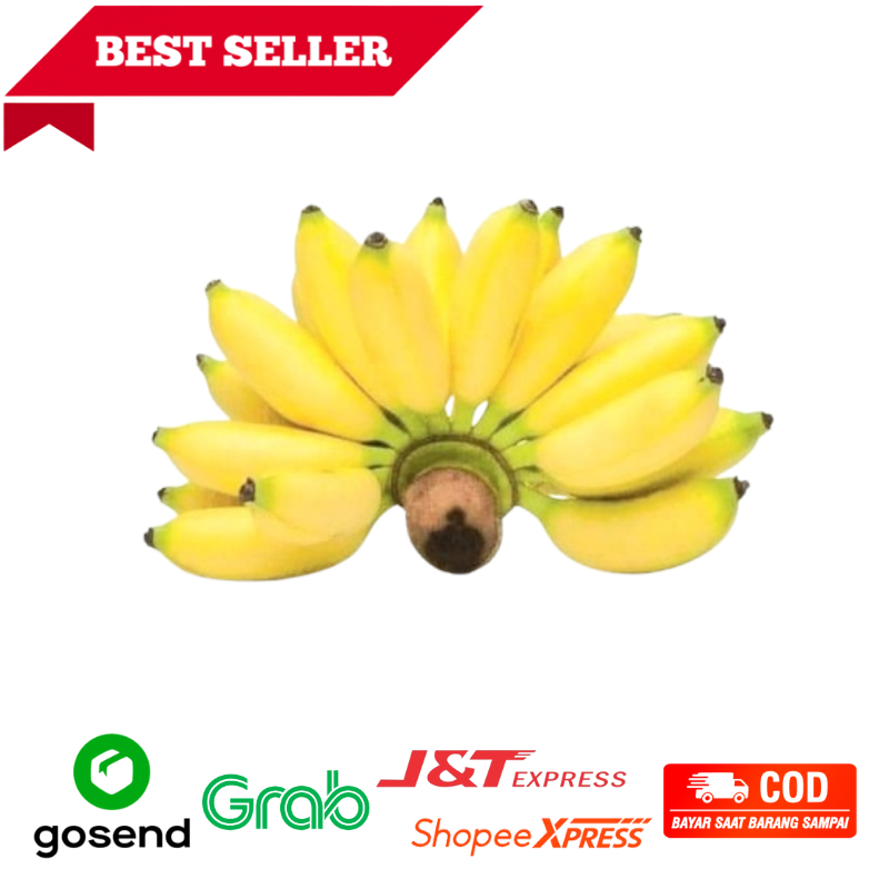 Jual Pisang Muli / Cau Muli 1 sisir/sikat Fresh Freshmart Go | Shopee ...