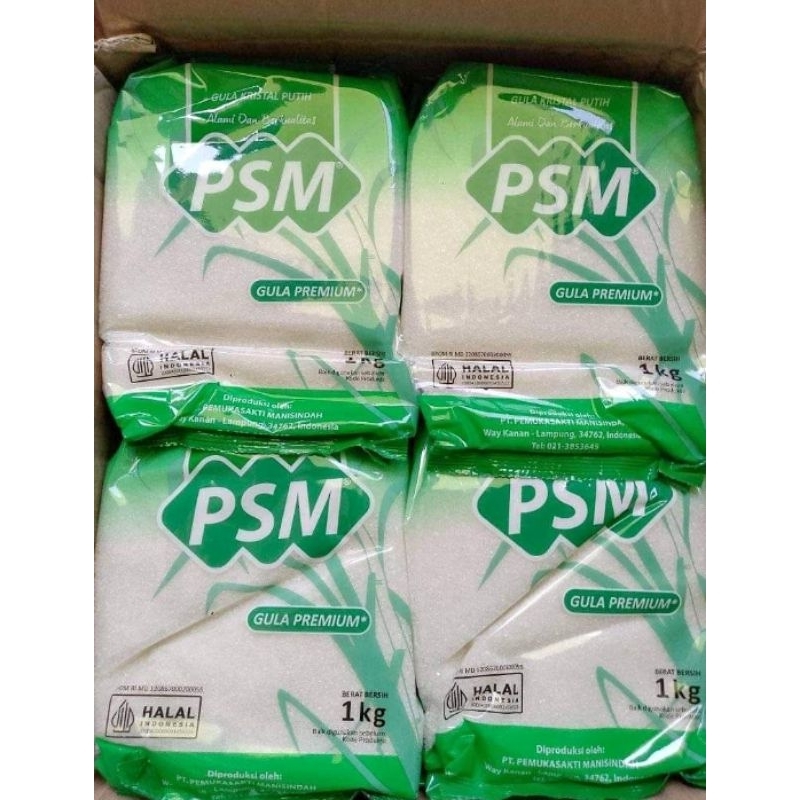 Jual PSM gula pasir premium 1 kg gula pasir murah | Shopee Indonesia