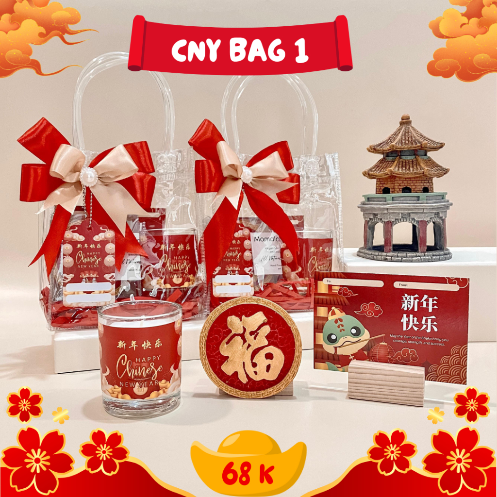 Jual (READY STOCK ) HAMPERS CHINESE NEW YEAR IMLEK 2025 SCENTED CANDLE ...
