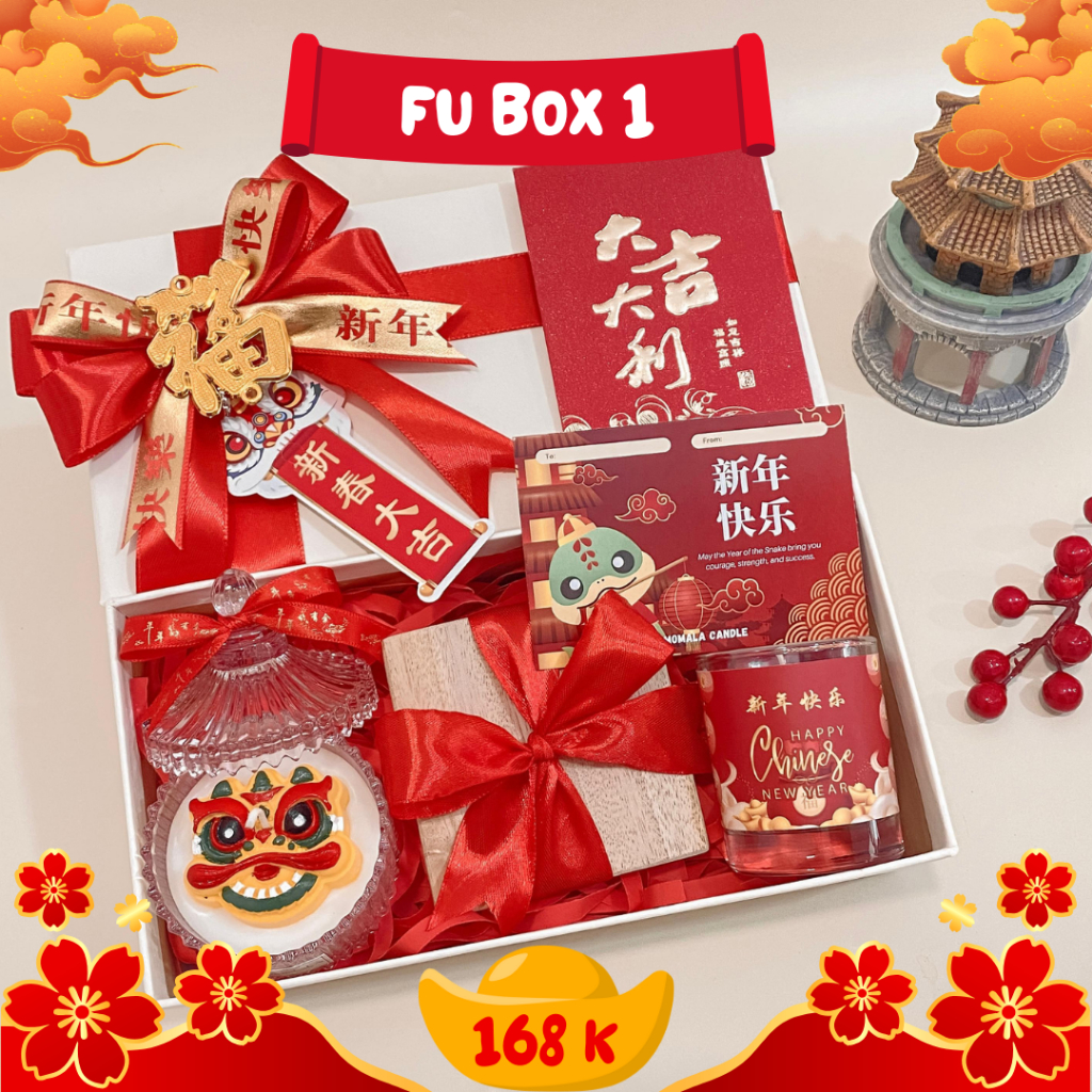 Jual (READY STOCK ) HAMPERS CHINESE NEW YEAR IMLEK 2025 SCENTED CANDLE LILIN AROMATERAPI GOODIE ...