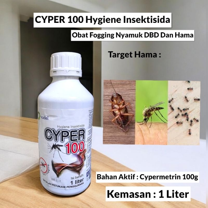 Jual Obat Fogging CYPER 100 EC/insektisida Hygine Terbaik 1 LITER | Shopee Indonesia
