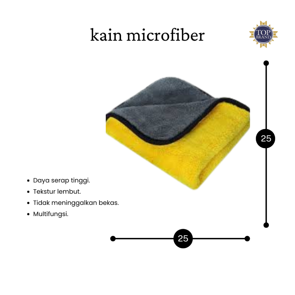 Jual Kain Lap Microfiber Serbaguna Wash Towel Daya Serap Tinggi Shoes ...