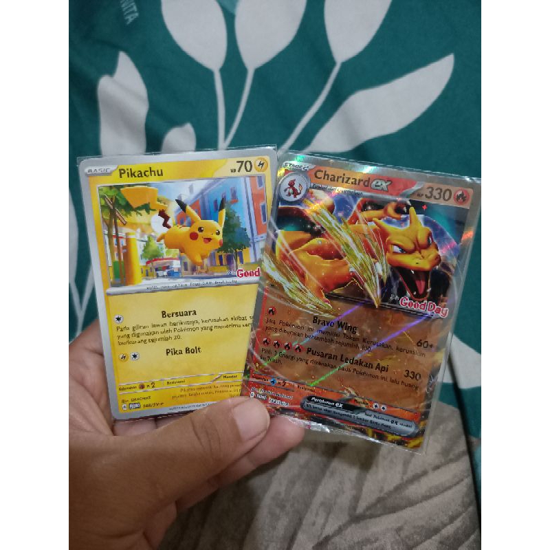 Jual Pikachu Charizard Ex Bersaurusa Pika Bolt | Shopee Indonesia