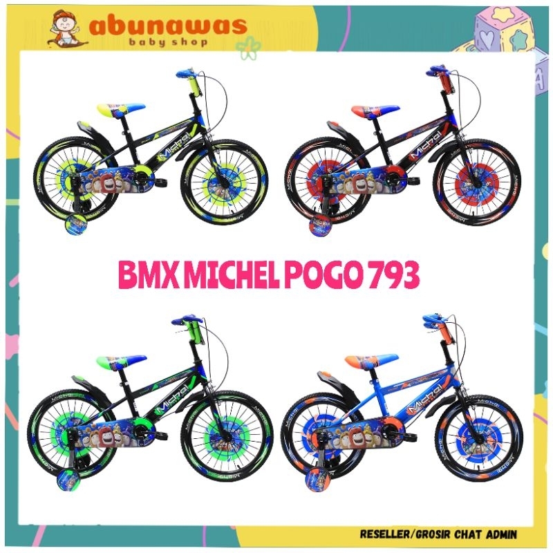 Jual Sepeda Anak BMX Roda Empat Roda Dua Ukuran 12" , 16" , 18" Michel ...