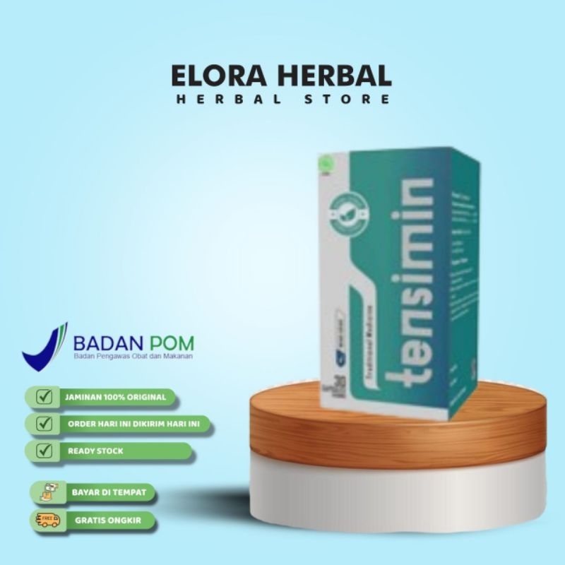 Jual TENSIMIN Original Asli Tensimin Obat Herbal Atasi Hipertensi Darah ...