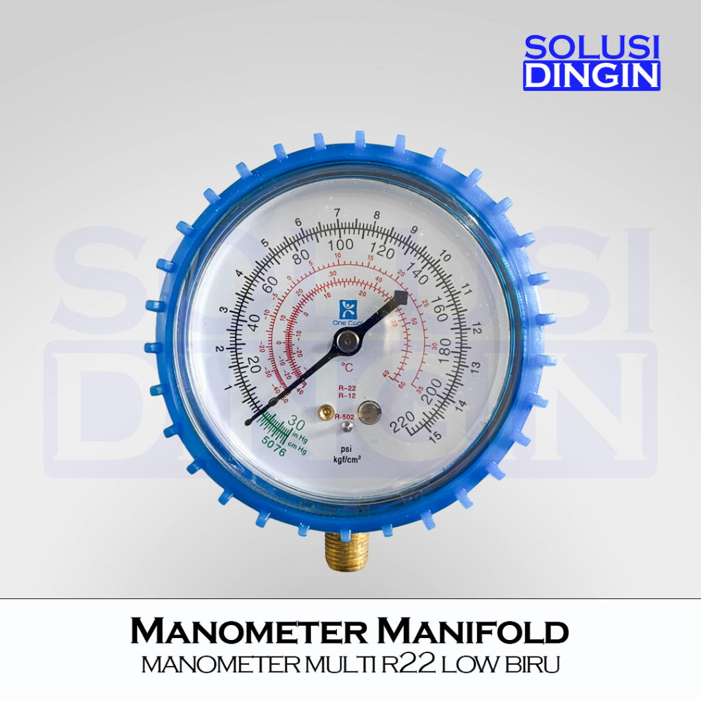 Jual MANIFOLD MANOMETER R32 ONE COOL BIRU | Shopee Indonesia