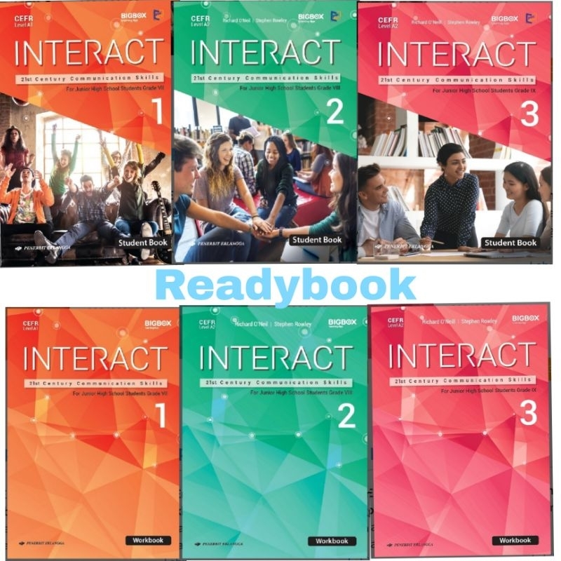 Jual Original INTERACT 21st Century Communication Skill SMP Kelas 1 2 3 Student Workbook Richard ...