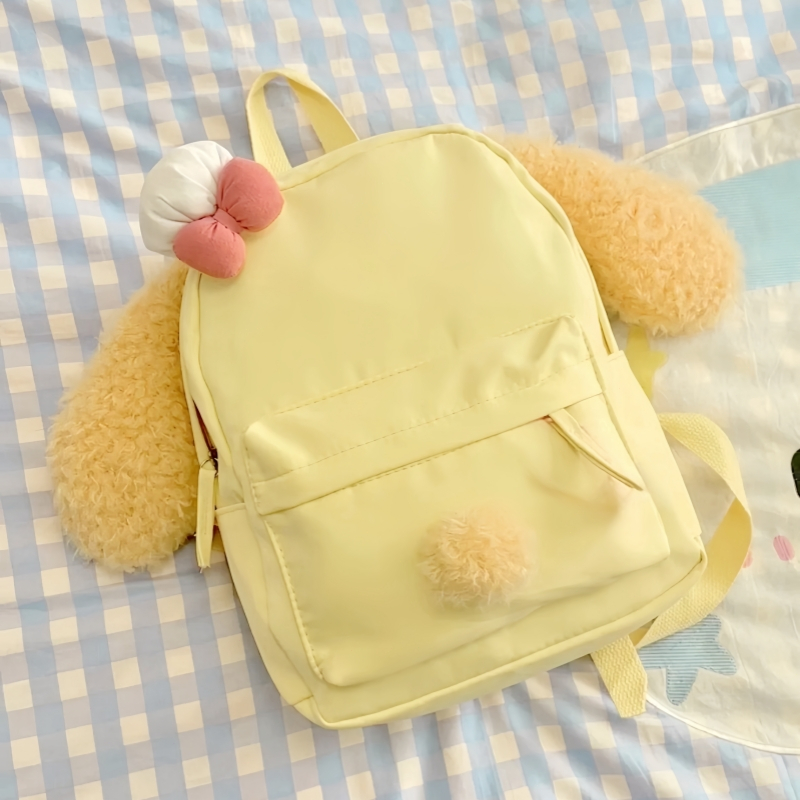 Jual [Ready]Tas Ransel Mini Kuning Beruang Tas Ransel Kain Warna-warni ...