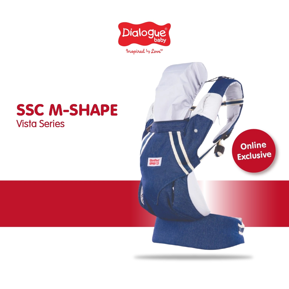 Jual DIALOGUE BABY GENDONGAN BAYI SSC M-SHAPE NEWBORN MULTIFUNGSI 4IN1 ...