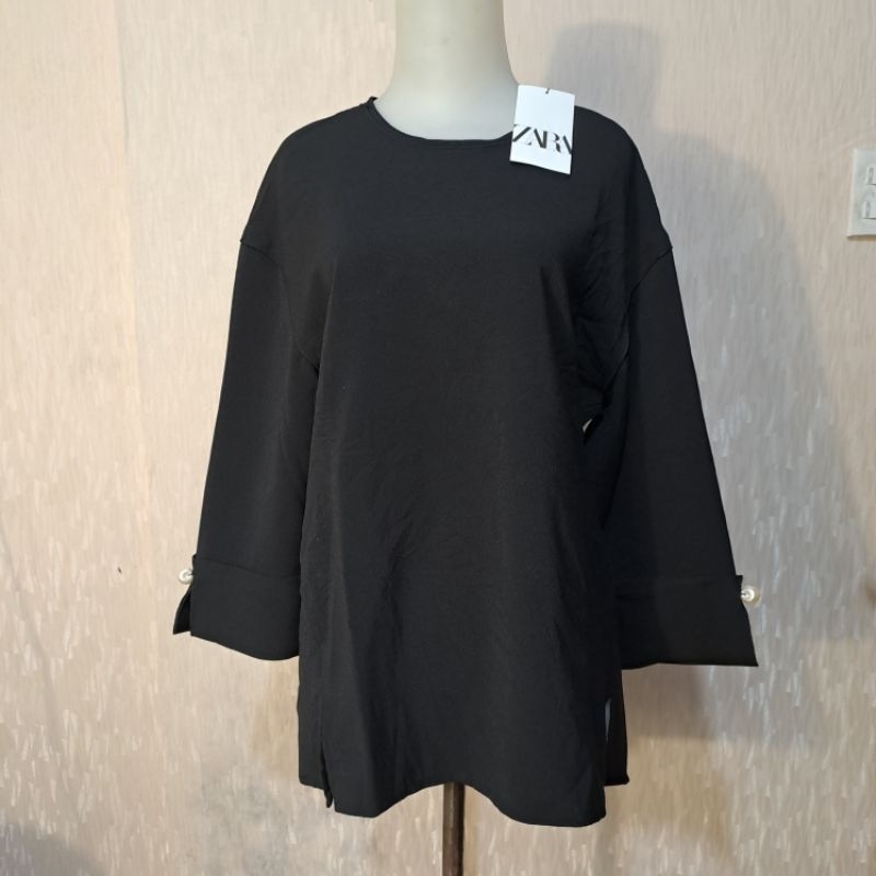 Jual Baju Atasan Wanita Hitam Polos | Shopee Indonesia