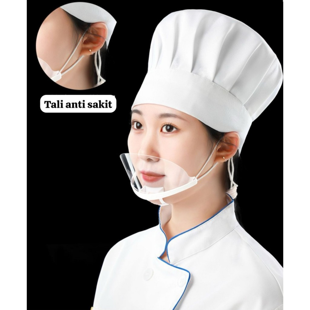 Jual Penutup Mulut Plastik Restoran Cafe Transparan Higienis Bening ...