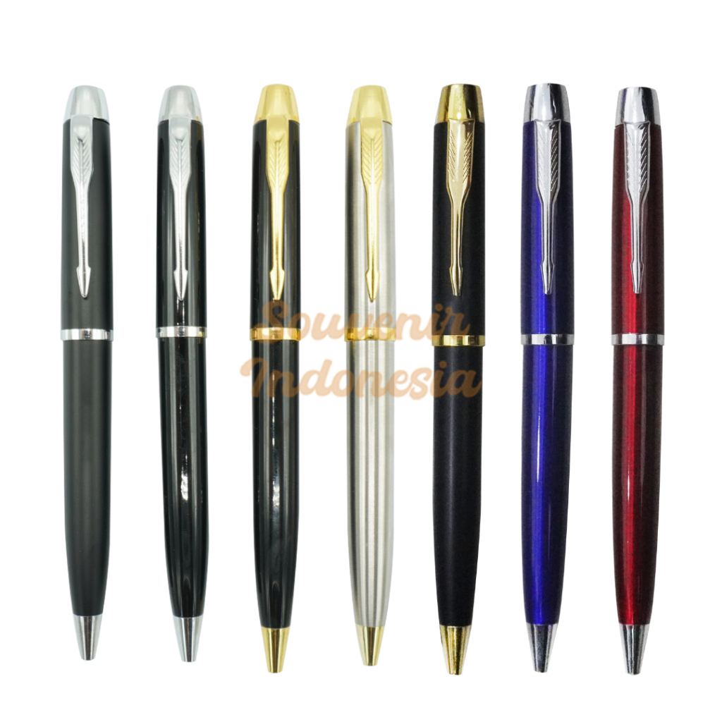 Jual Pen Metal Pulpen Stainless Besi Custom Grafir Logo Nama Ballpoint ...