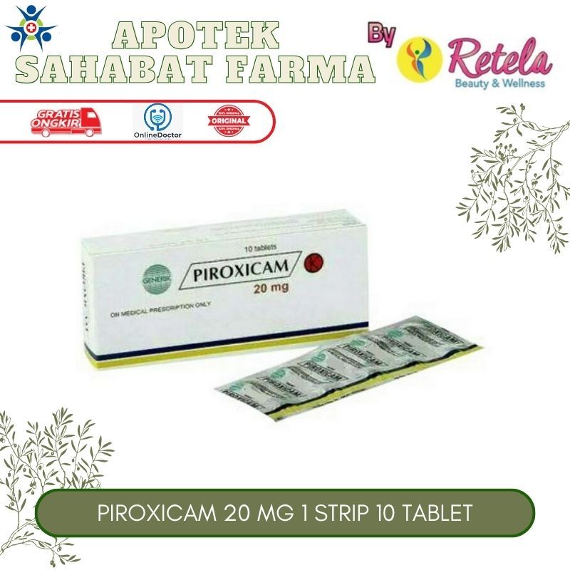 Jual PIROXICAM 20 MG 1 STRIO 10 TABLET | Shopee Indonesia