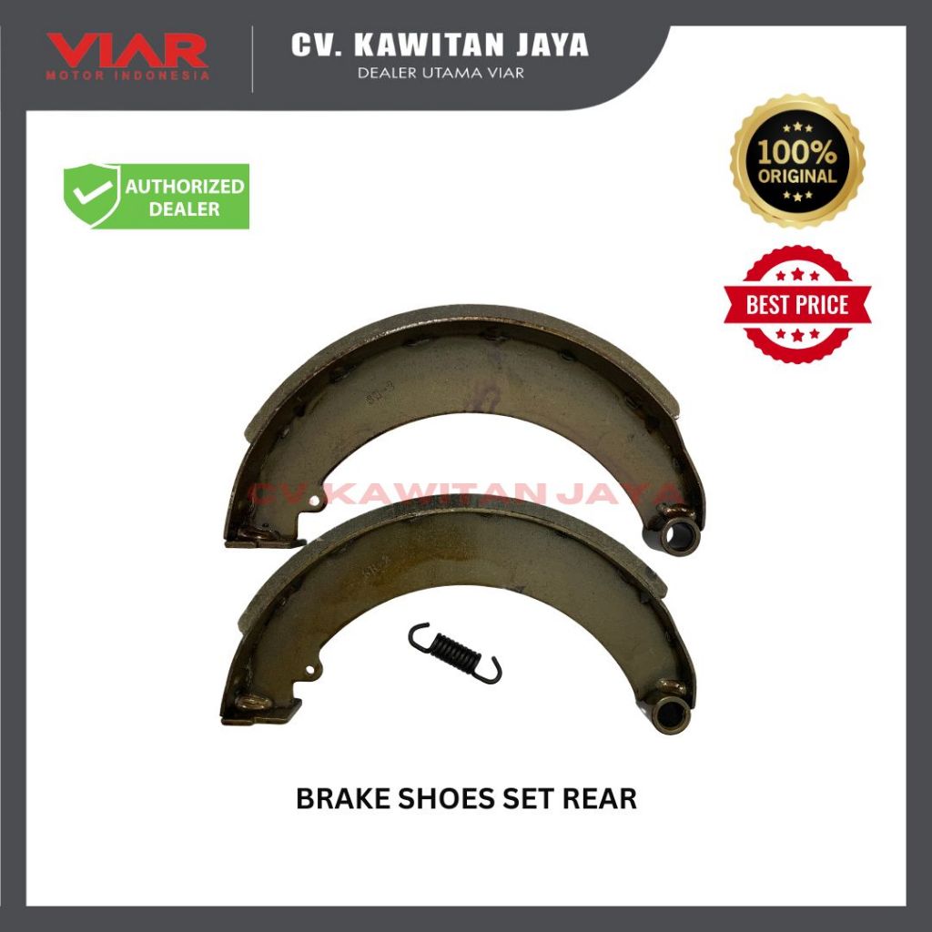 Jual BRAKE SHOES SET REAR KARYA 300 | KAMPAS REM BELAKANG | Shopee Indonesia