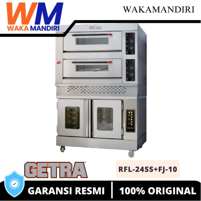 Jual GETRA RFL-24SS+FJ10 COMBI DECK OVEN 2 DECK 4 LOYANG WITH PROOFER ...