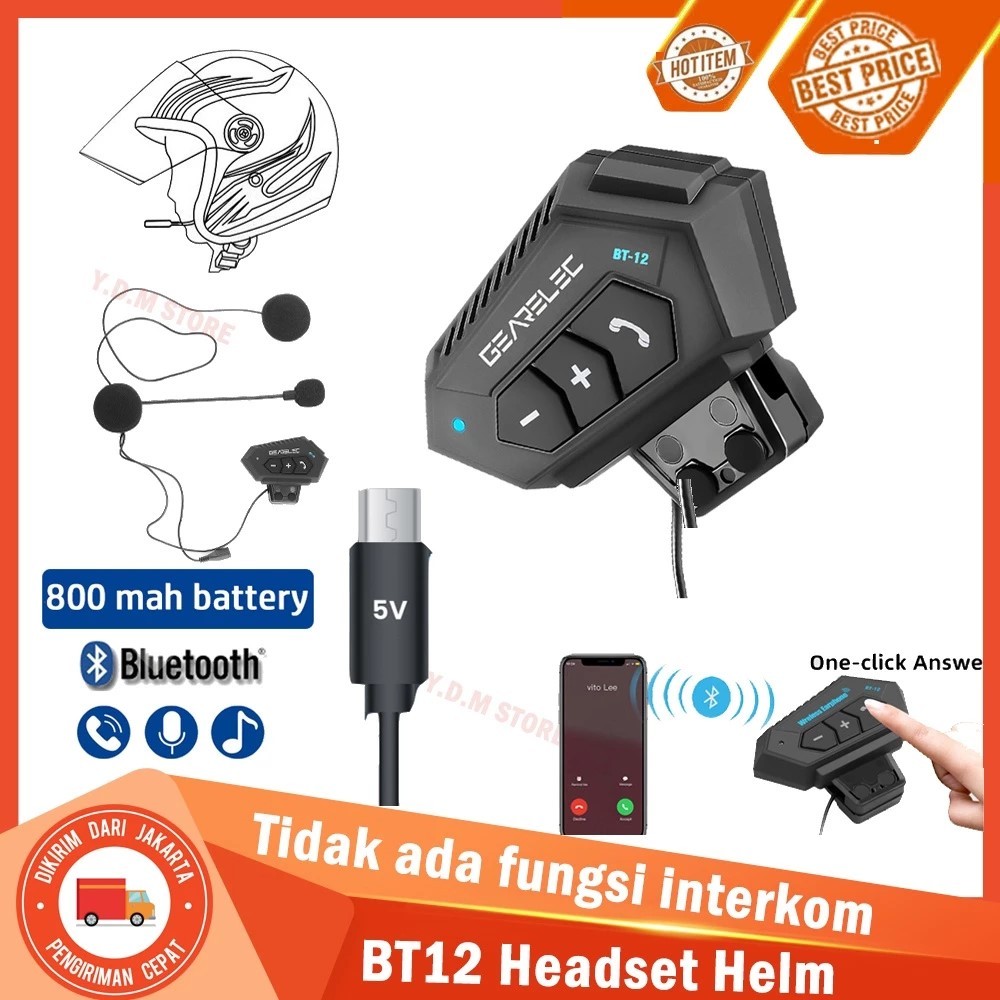 Jual INTERCOM HELM & HEADSET BLUETOOTH HELM 100% ORIGINAL | Shopee ...