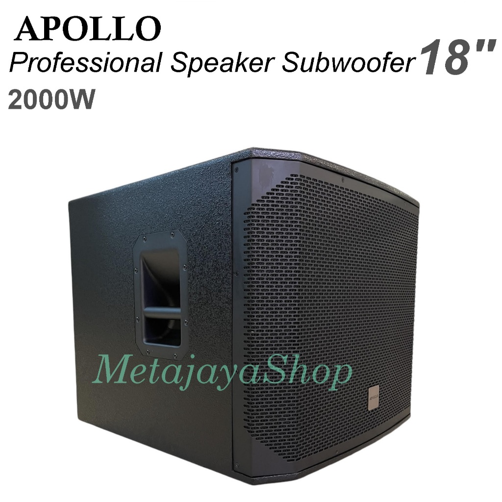 Jual Subwoofer Active 18 Inch Speaker Subwoofer Active Apollo 18 ...