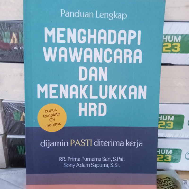 Jual BUKU PANDUAN LENGKAP MENGHADAPI WAWANCARA DAN MENAKLUKKAN HRD ... Jual BUKU PANDUAN LENGKAP MENGHADAPI WAWANCARA DAN MENAKLUKKAN HRD ...