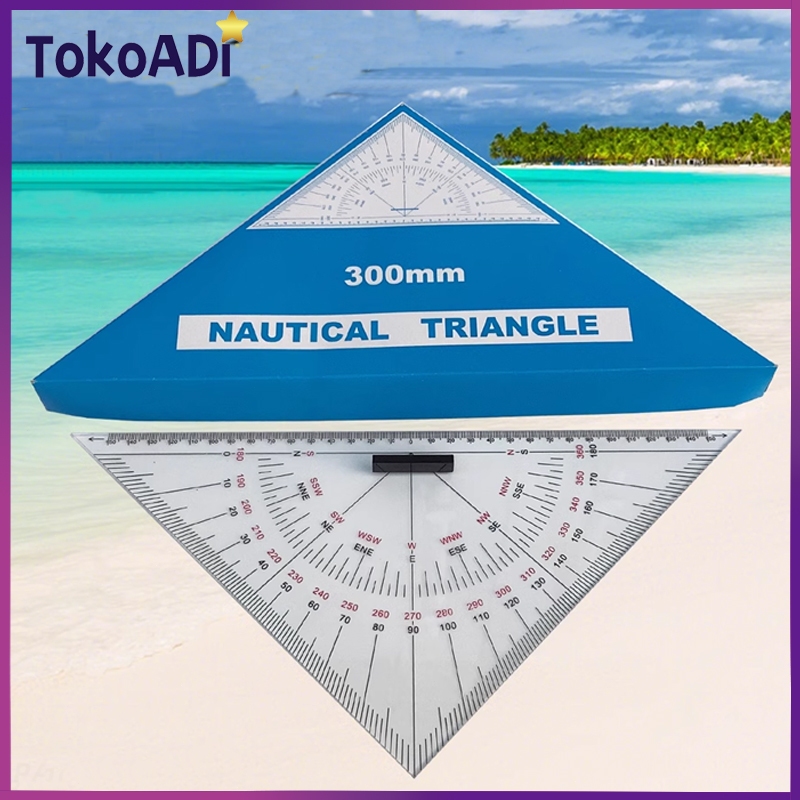 Jual Nautical Triangle Kent-Type 300 Mm Penggaris Segitiga Navigasi ...
