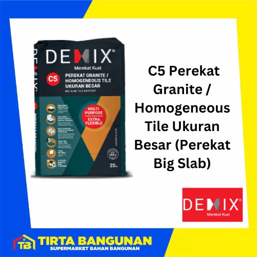 Jual DEMIX C5 PEREKAT GRANITE HOMOGENEOUS TILE UKURAN BESAR (BIG SLAB ...